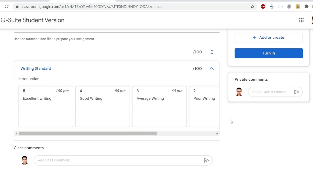 14. Assignment Submission in Google Classroom from Desktop - YouTube