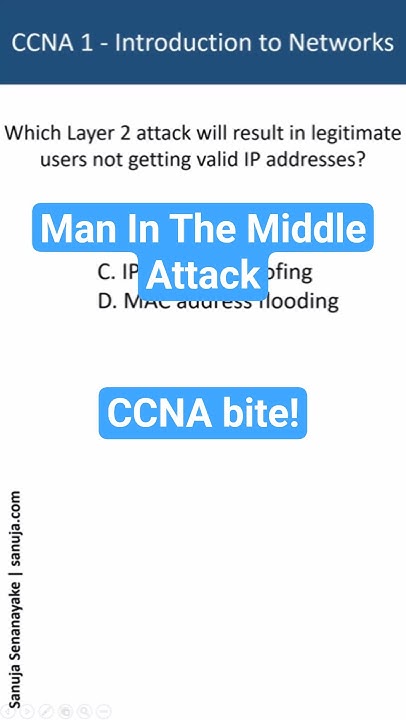 Layer 2 attack - CCNA Bite 11 - YouTube