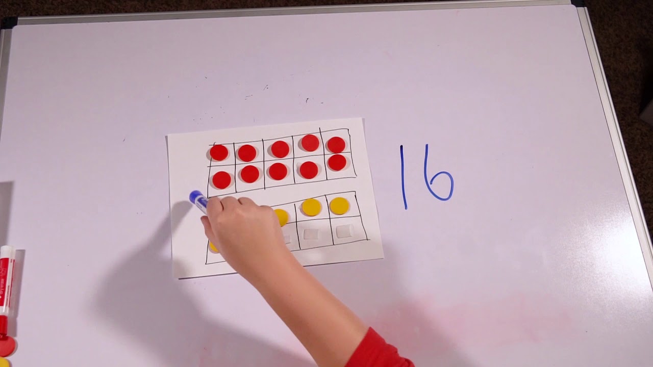 Making 15, 16, and 17 with double 10 frames! - YouTube