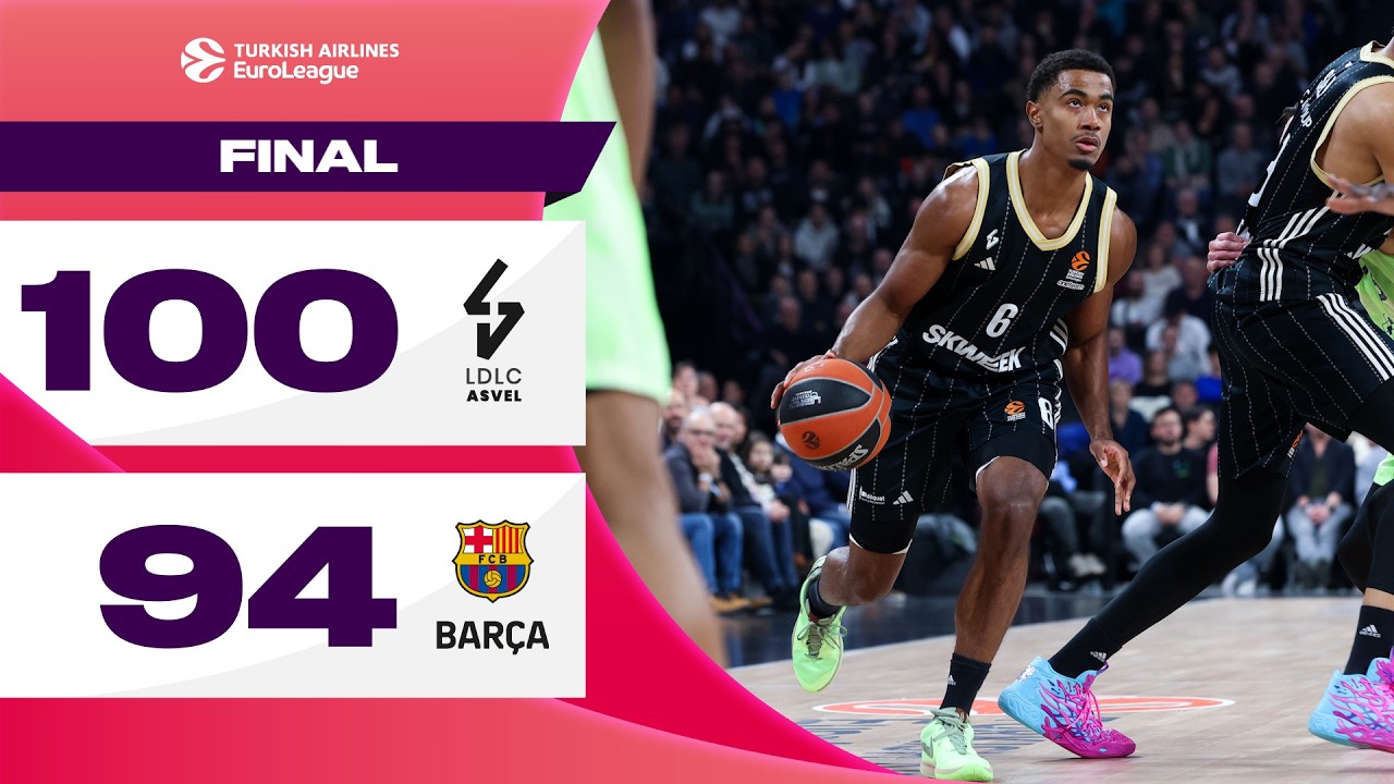 FRENCH DEFENSE Stops COMEBACK | LDLC Asvel – FC Barcelona | BASKETBALL ...