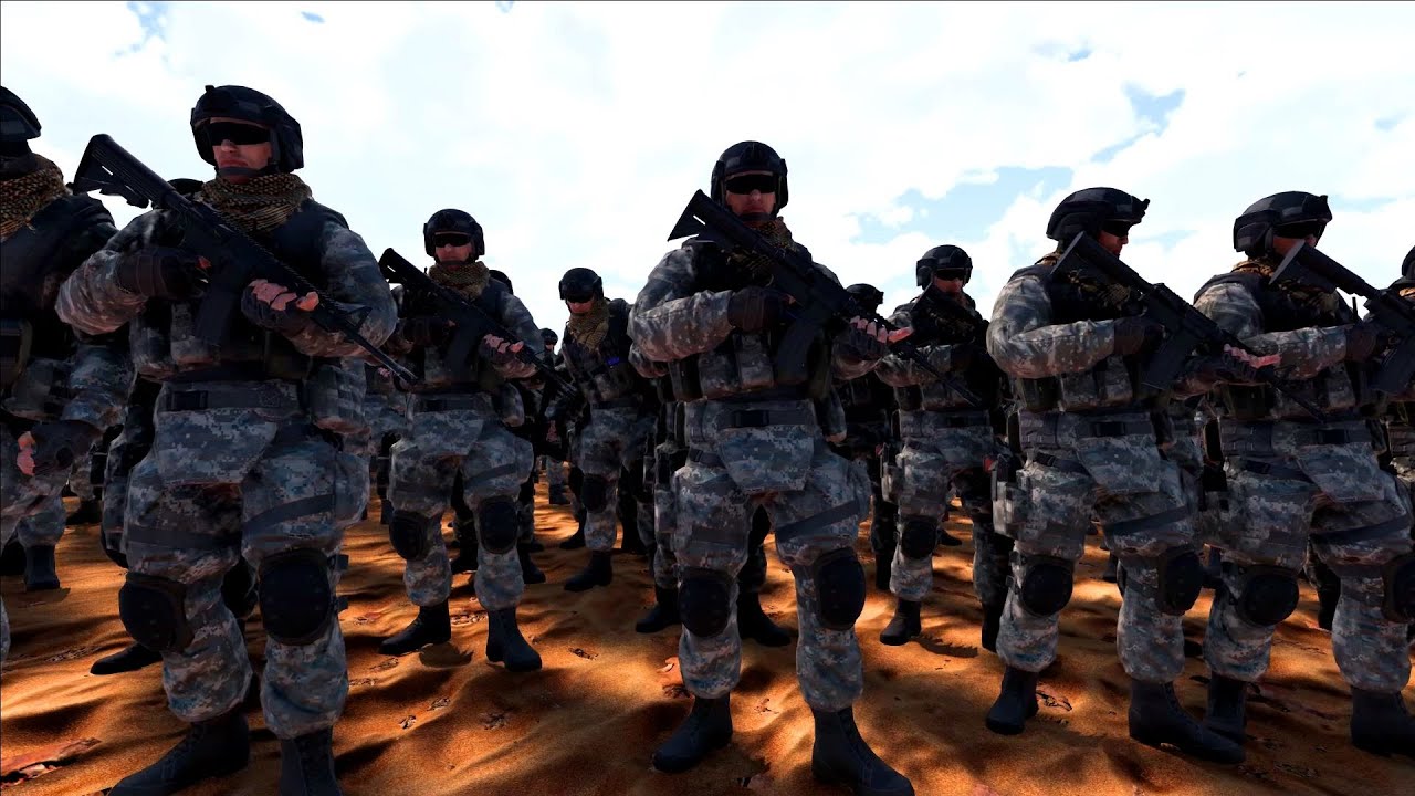 50,000 MODERN SOLDIERS VS 1,000,000 HEAVY KNIGHTS | Ultimate Epic ...