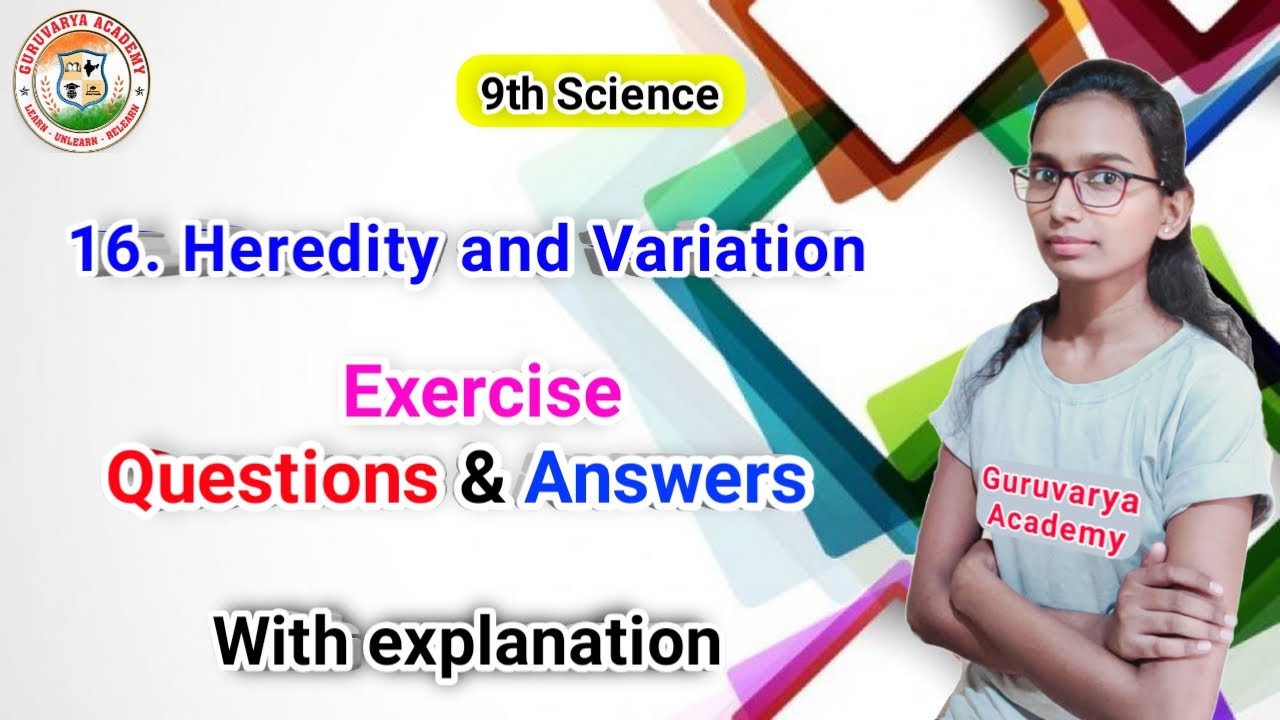 16 heredity and variation class 9 question answer | 16 heredity and ...
