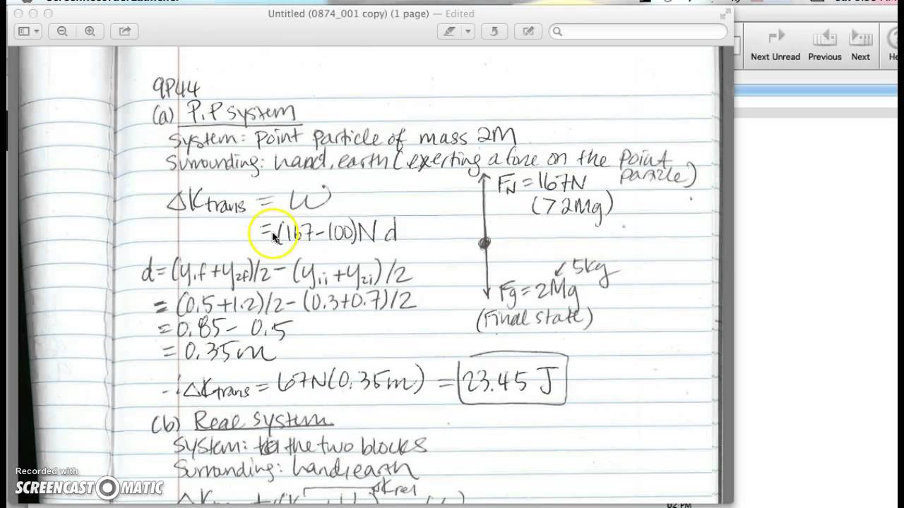 9.1 Real system vs point particle system - YouTube