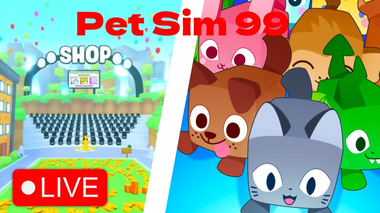 🔴LIVE🔴Roblox Pet Sim 99 Giving Away Free Huges - YouTube