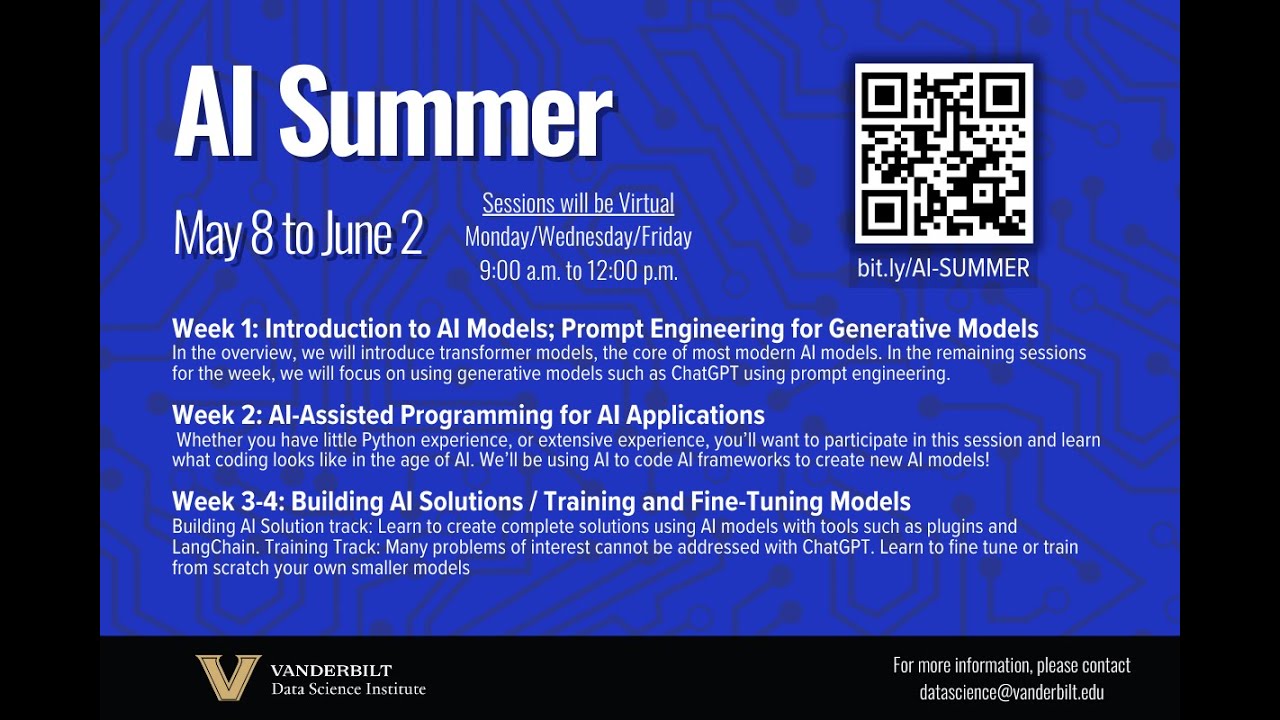 AI Summer 2023 Week 1, Session 1 - YouTube