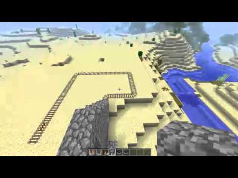 Minecraft [Minetutorial] Como hacer vias de rieles [RE:] - YouTube