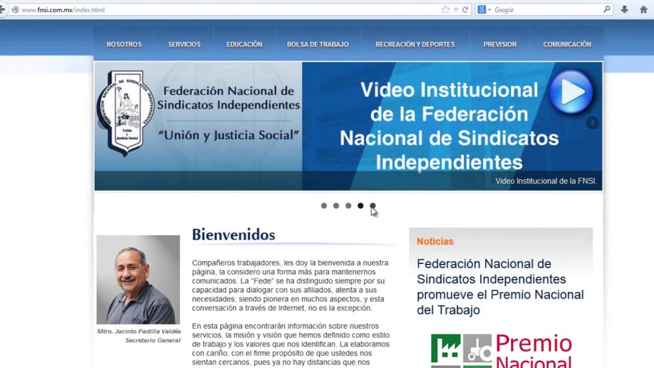 PAGINA OFICIAL FNSI - YouTube