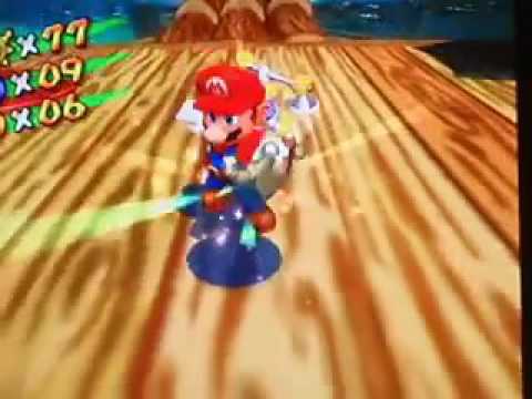 Super Mario Sunshine: Red Coins on the Water with the Pink Blooper ...
