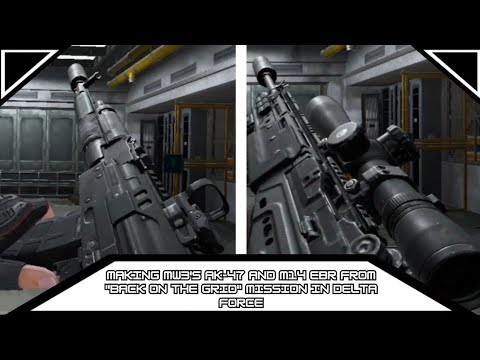 Making MW3's AK-47 and M14 EBR from "Back on the Grid" Mission in Delta ...