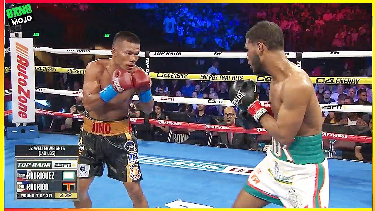 Elvis Rodriguez (Dominican Republic) vs Jino Rodrigo (Philippines ...