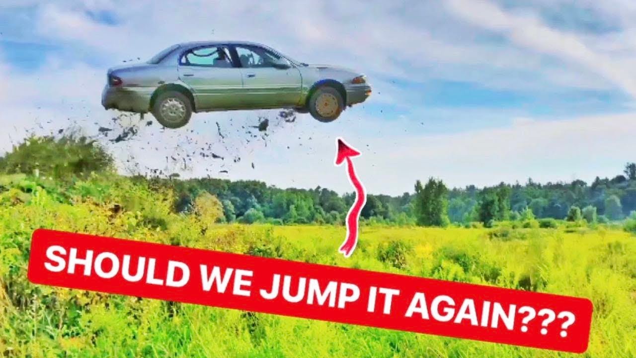 EPIC Buick LeSabre Flat Tire CAR JUMP!!! - YouTube