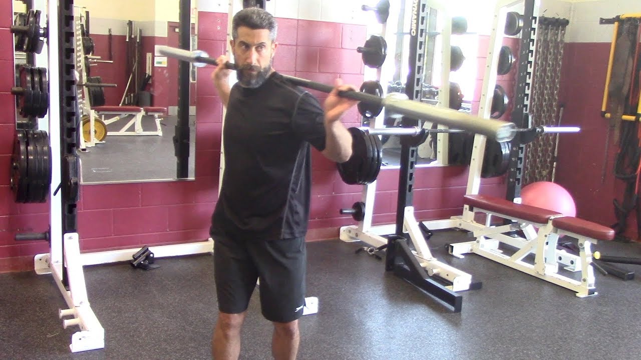 Barbell Ab Twist - YouTube