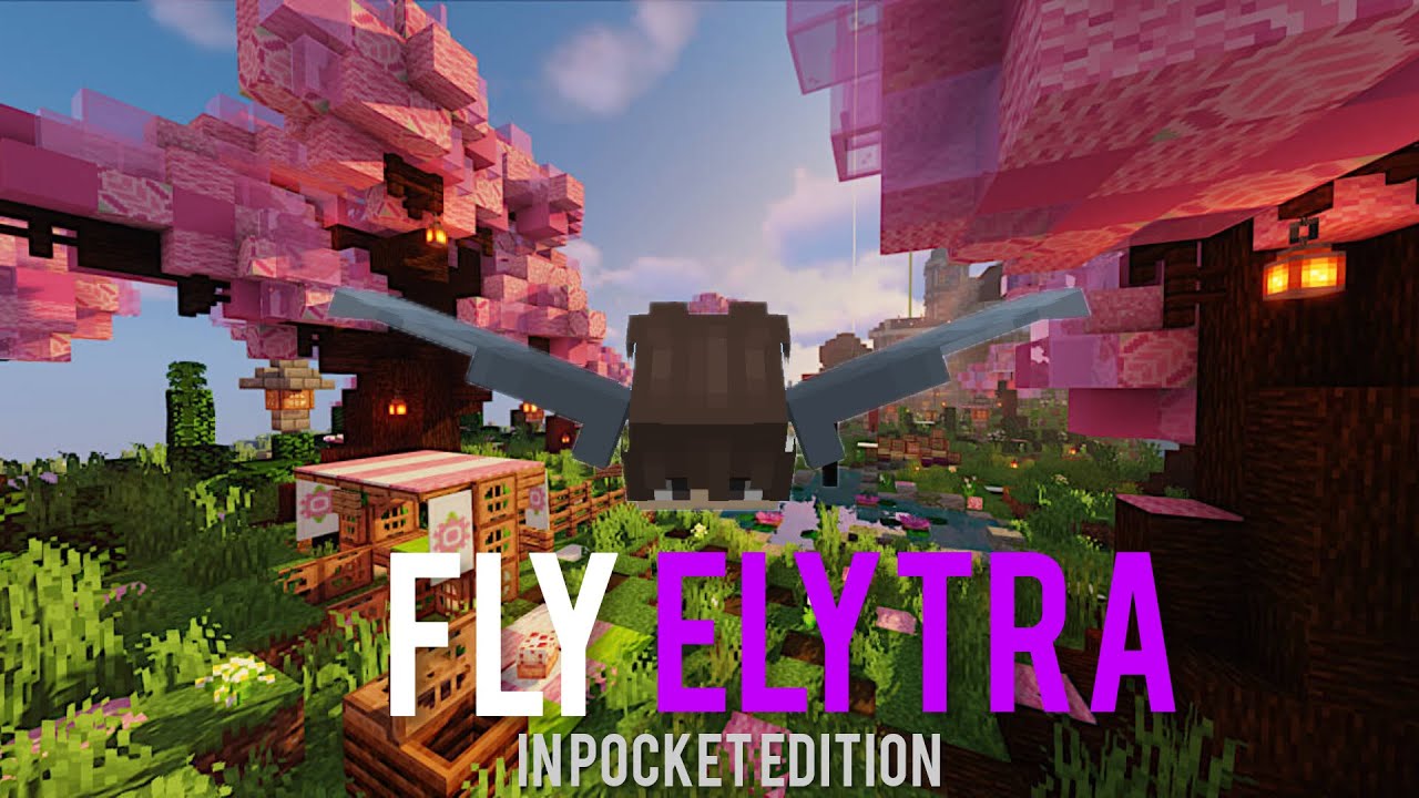Fly Elytra from Ground in Pocket Edition. - YouTube