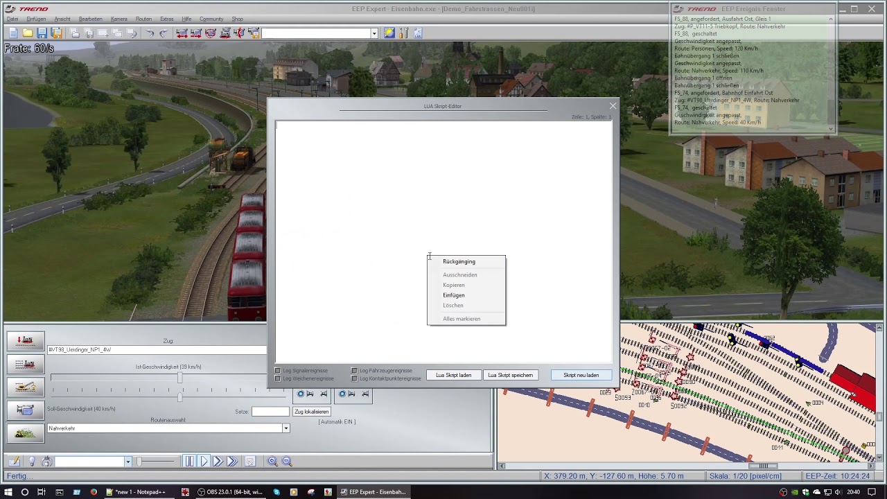 EEP Fahrstrassen einrichten und steuern mit Lua, Neu01i - YouTube