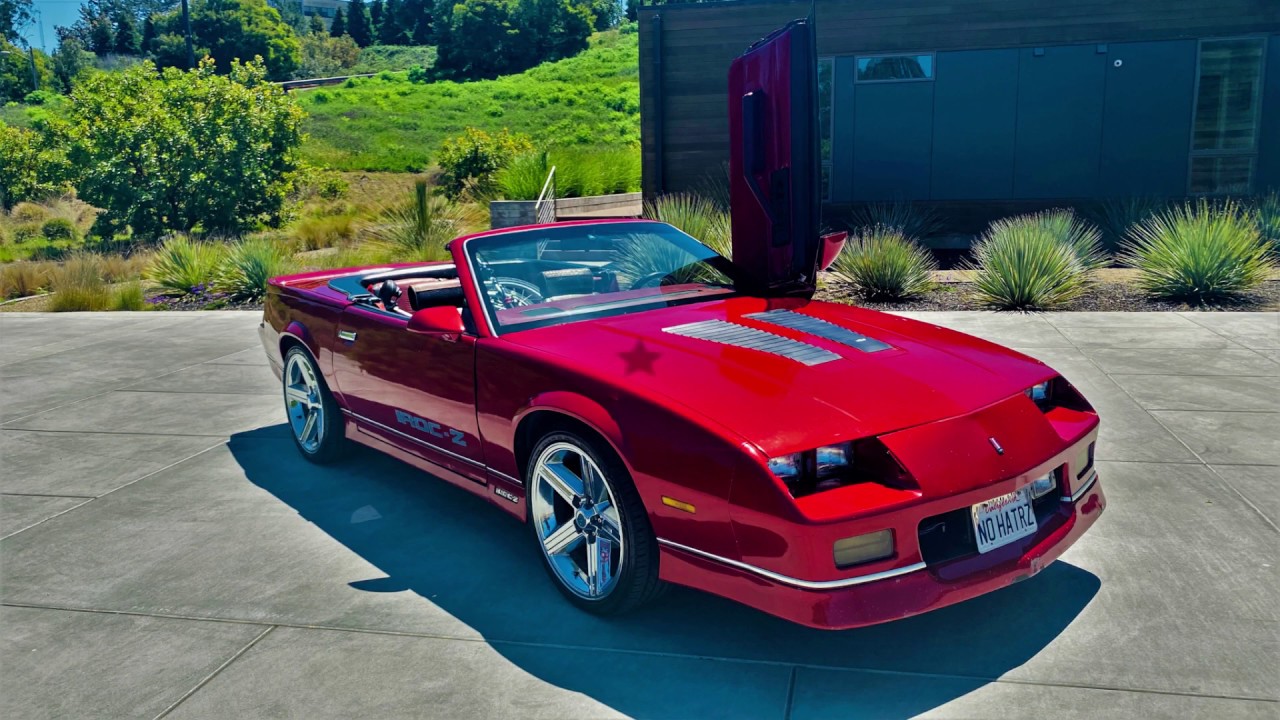 CHEVY IROC Z28 87 CONVERTIBLE - YouTube