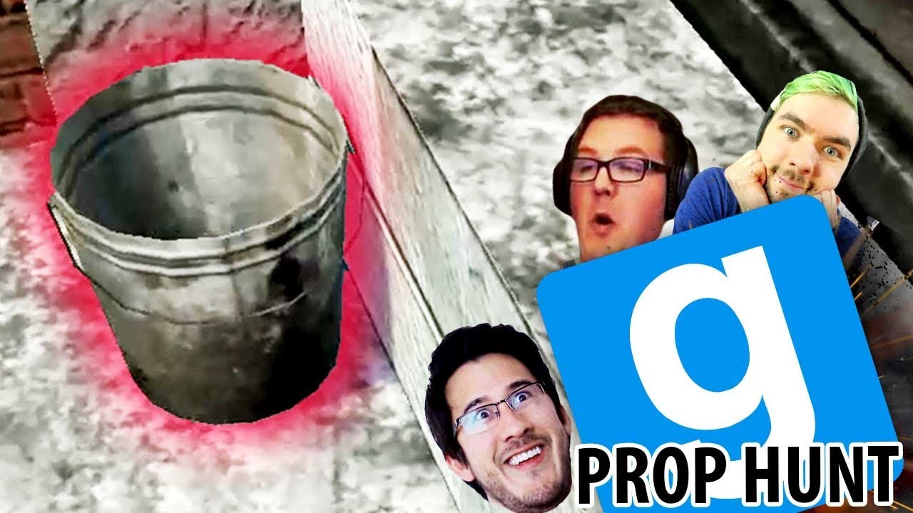 THE BUCKET MANEUVER | GMod Prop Hunt Funny Moments - YouTube