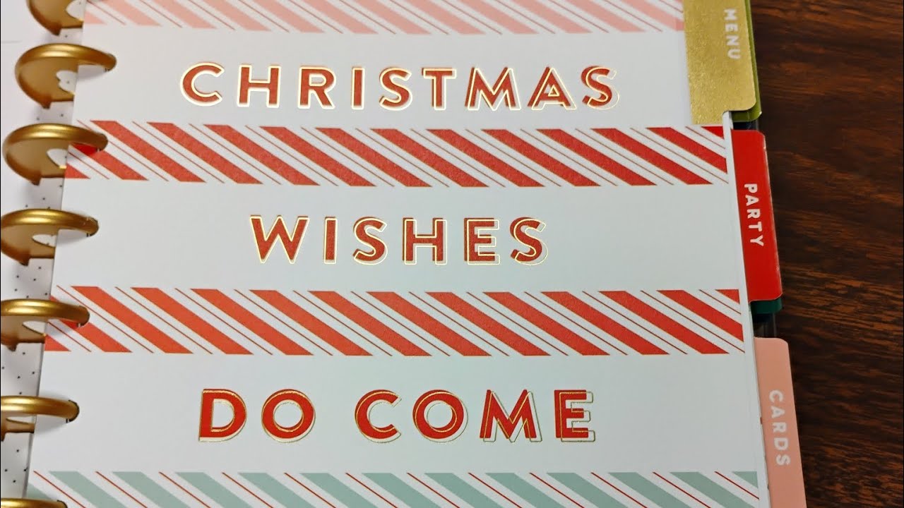 Happy Planner Holiday Extension Pack Flip Through! 11/17/24 - YouTube