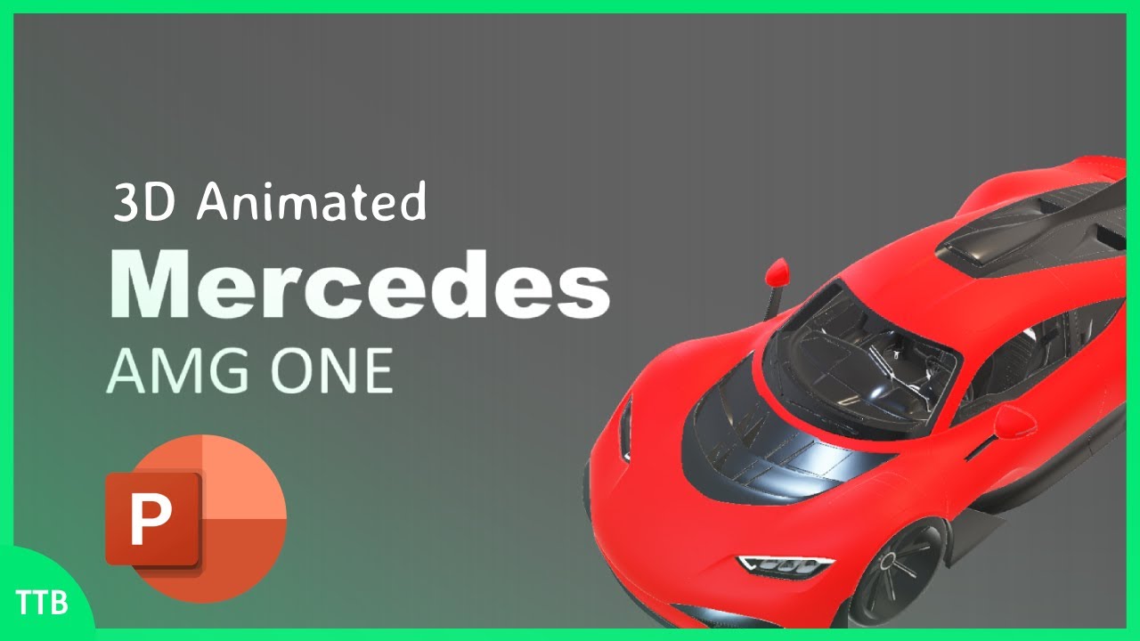 How to make 3D animated presentation | Mercedes AMG ONE - YouTube