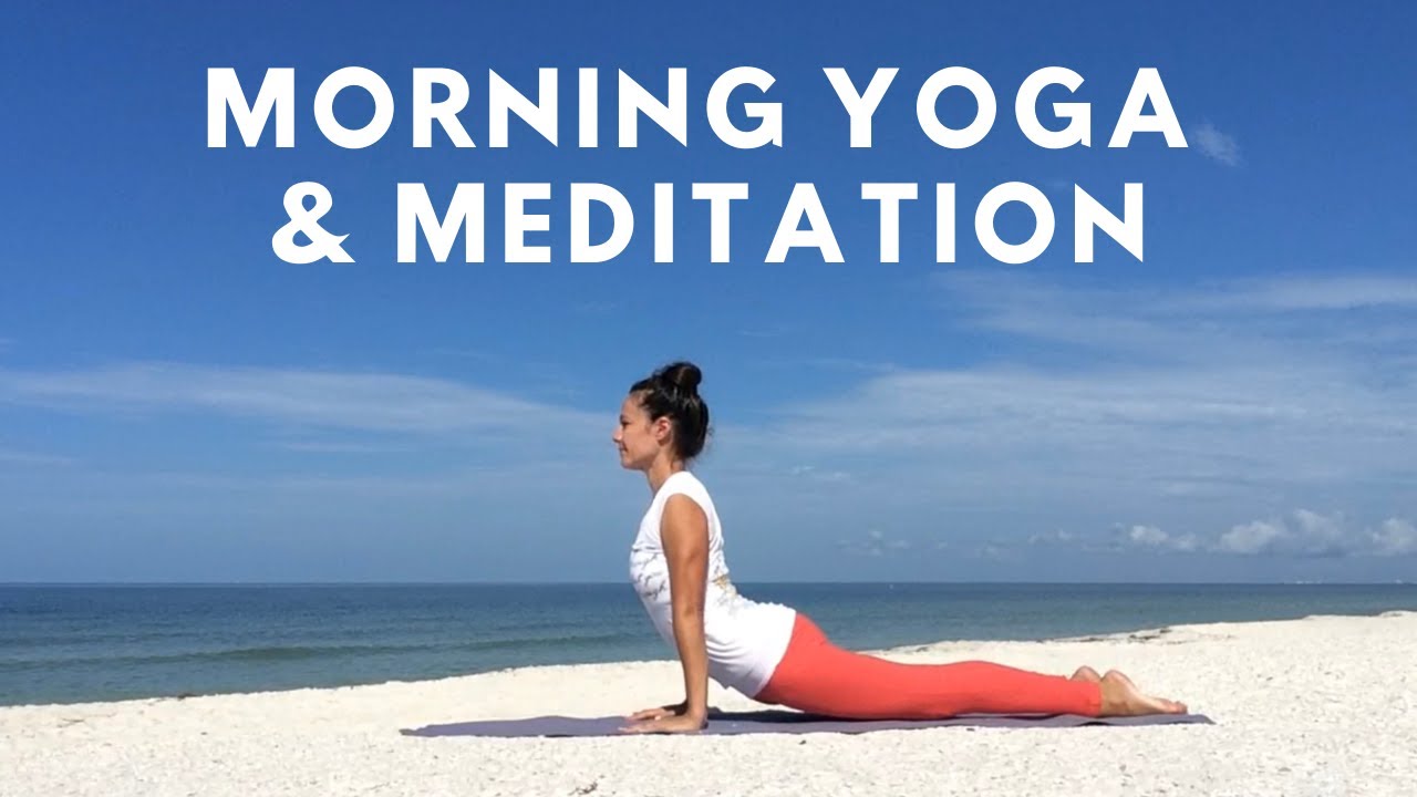Morning Yoga Stretch And Meditation For Beginners | 20 Minutes - YouTube