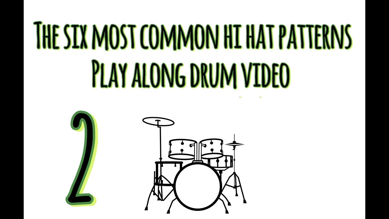 the SIX MOST COMMON hi hat patterns 2 - REAL DRUMMER! - YouTube