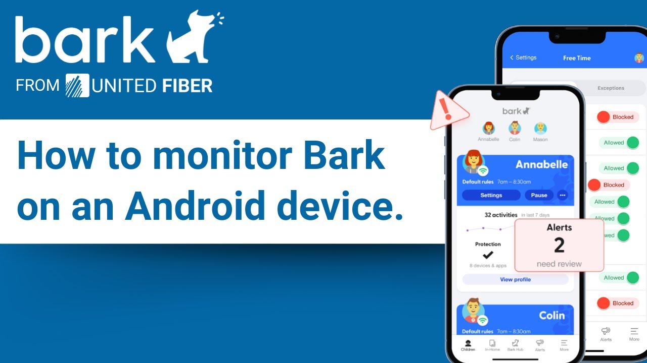 How to monitor Bark on an Android device. - YouTube