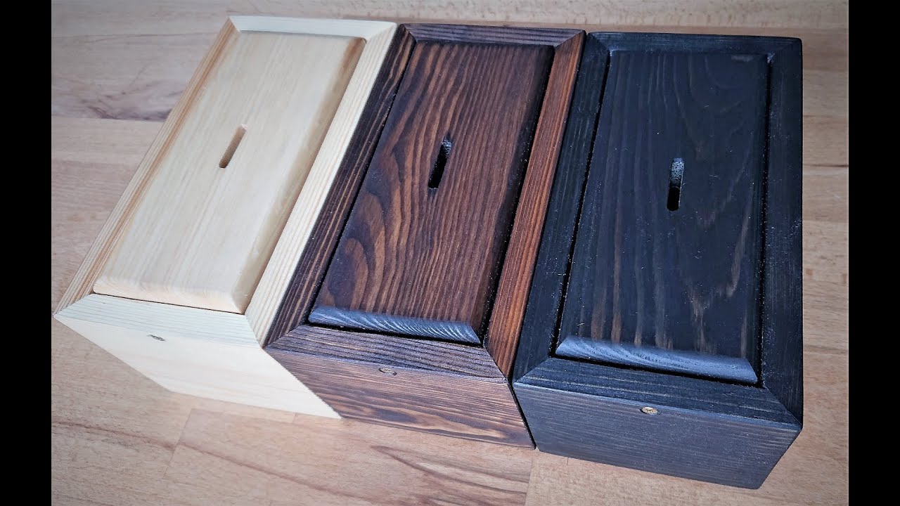 How i made wooden piggy bank Step-by-Step Process - YouTube