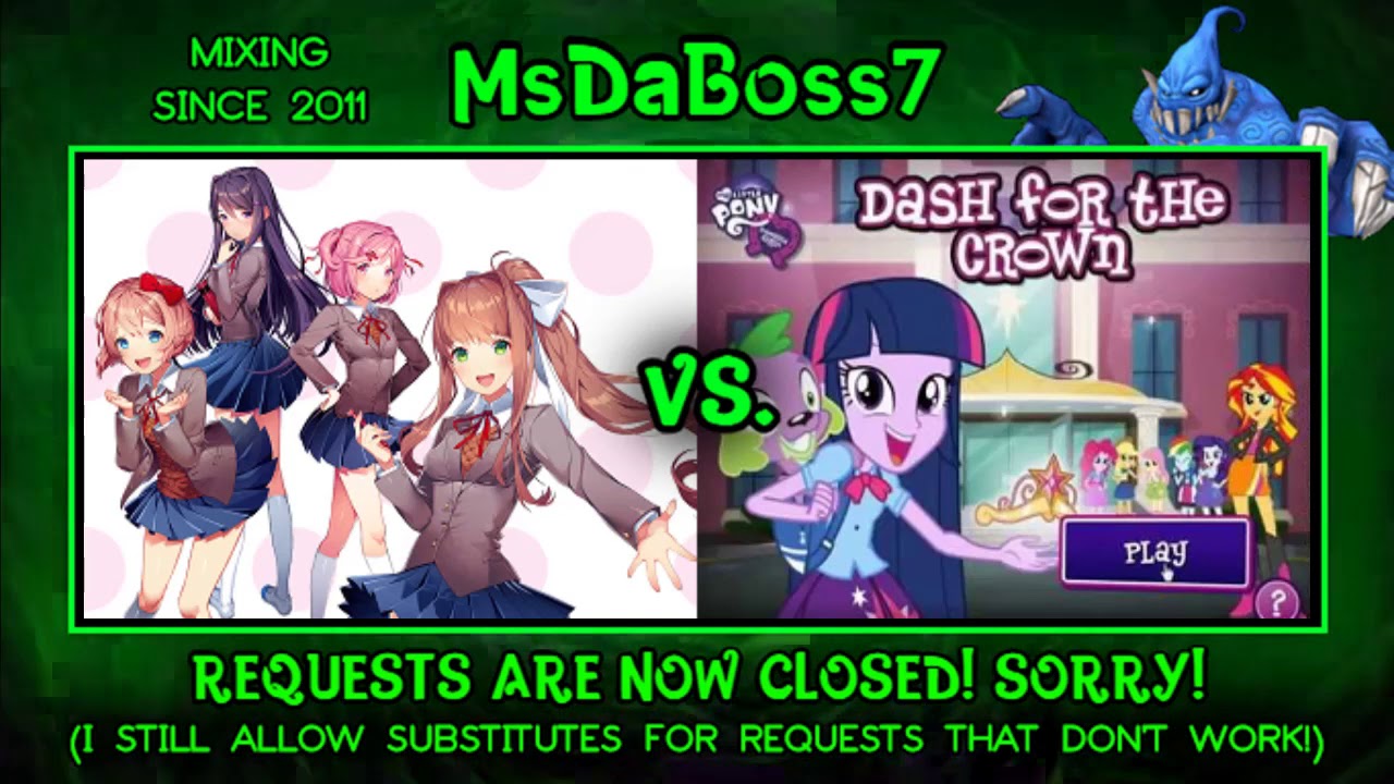 Doki Doki Dash - My Little Pony/Doki Doki Literature Club Mix - YouTube