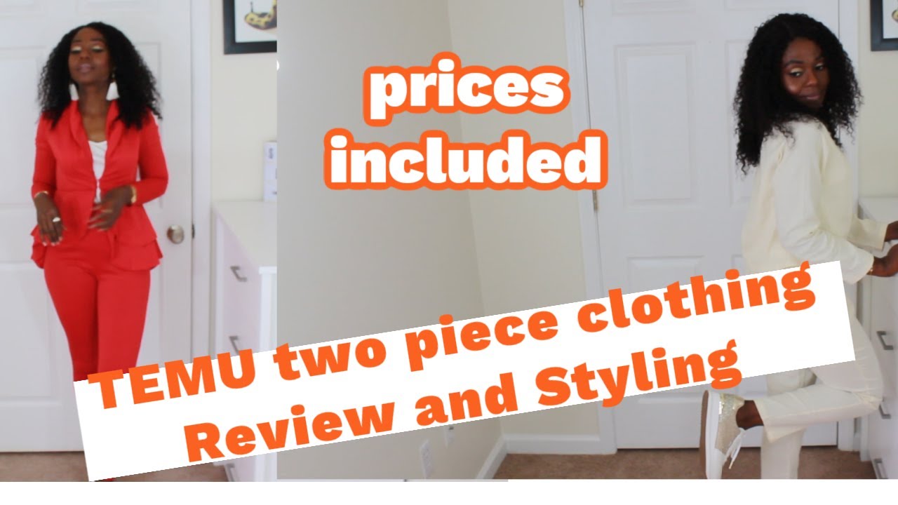 Review AND Styling of two piece from Temu clothing| Simplydemi - YouTube