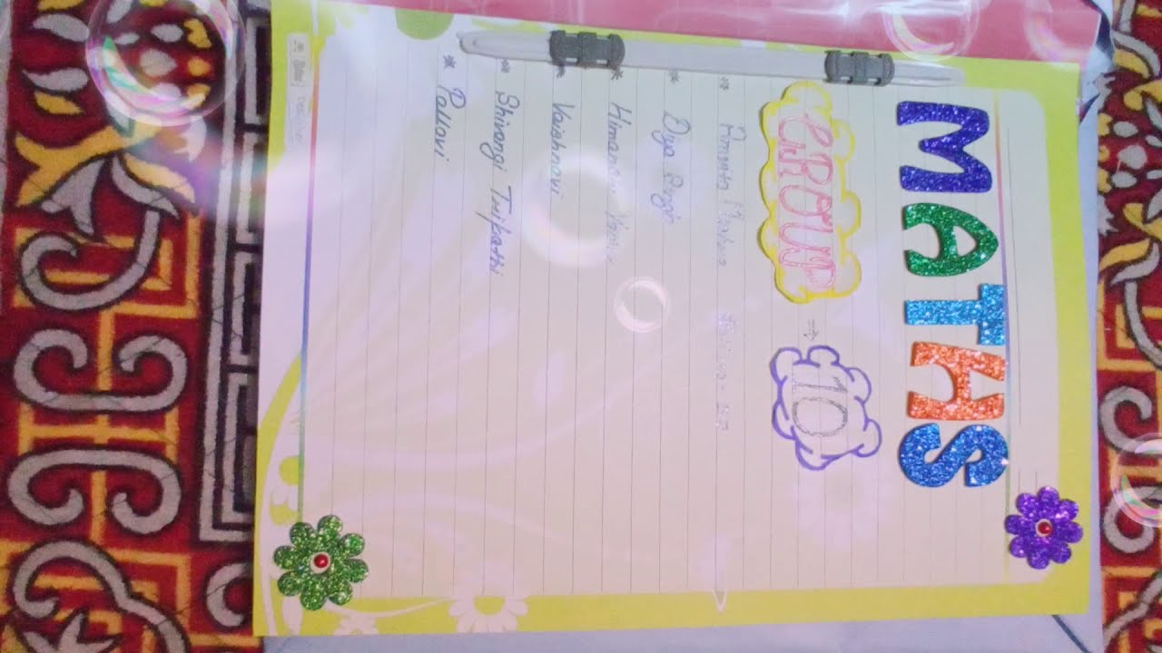 Sikkim project maths (class 10 ) - YouTube