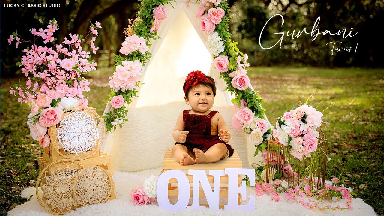 Best 2023 Pre Birthday Shoot | Baby Girl | GURBANI Turns "ONE ...