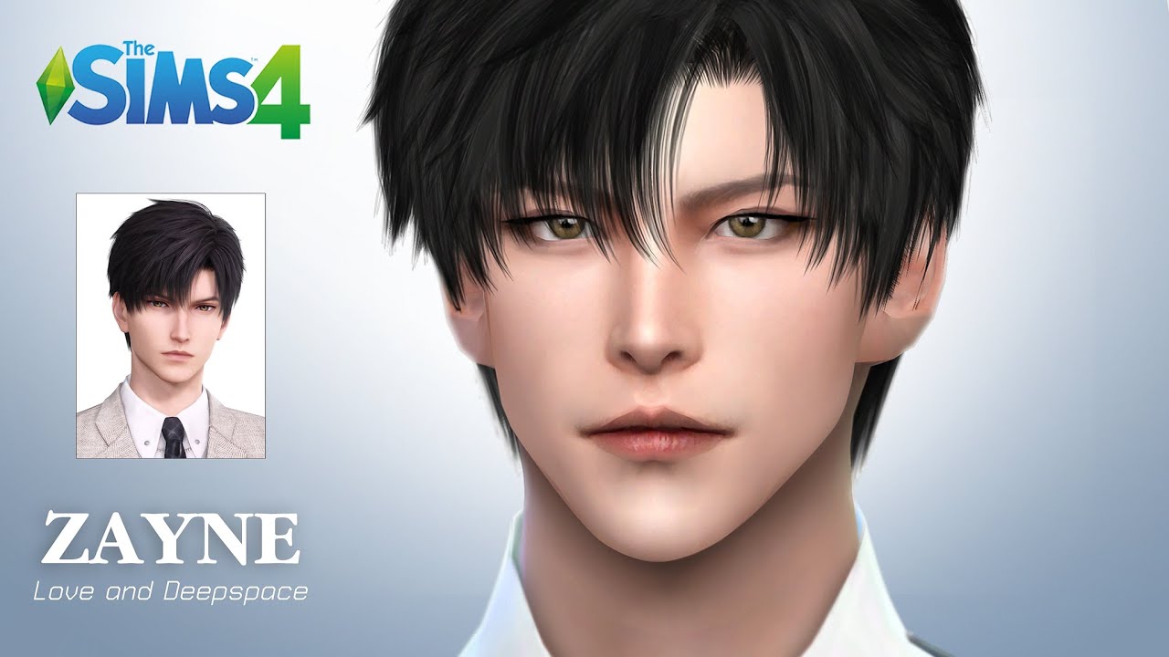 IN CAS : ZAYNE Love and Deepspace ในเกมส์ The Sims4 | Create a Sim ...