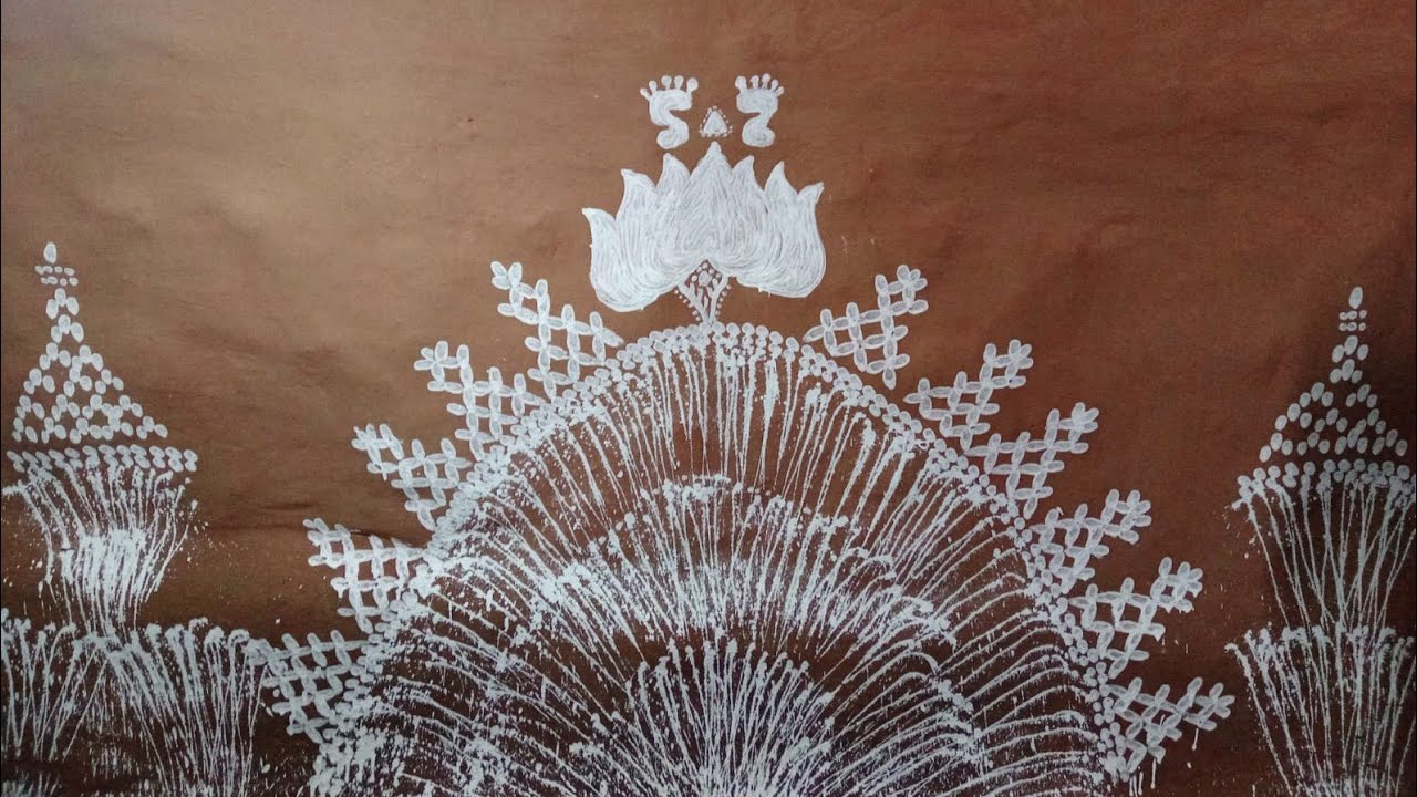 Easy and Beautiful Village style Wall Jhoti chita|#Beautiful and Quick ...