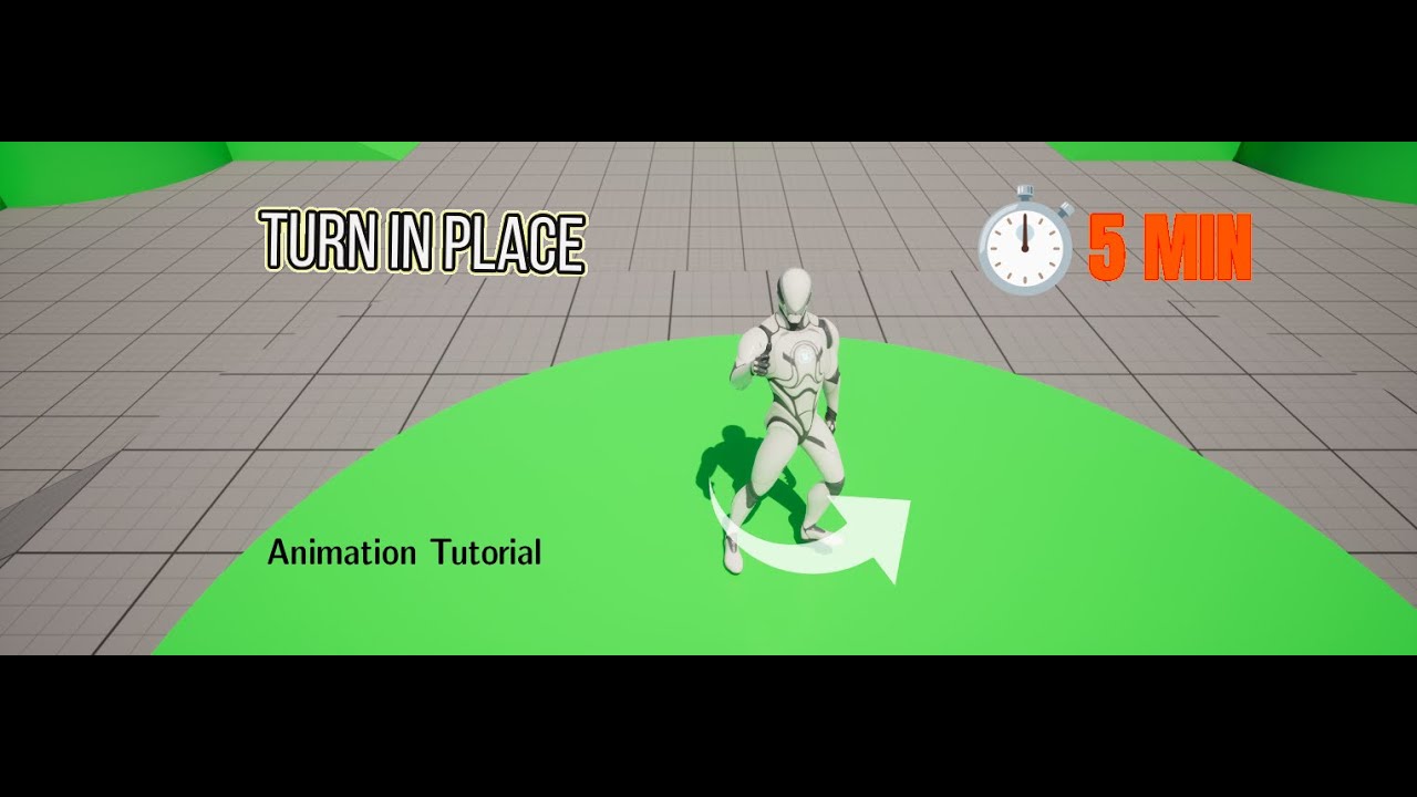 UE5 Turn in Place Animation in UNDER 5 Minutes - YouTube