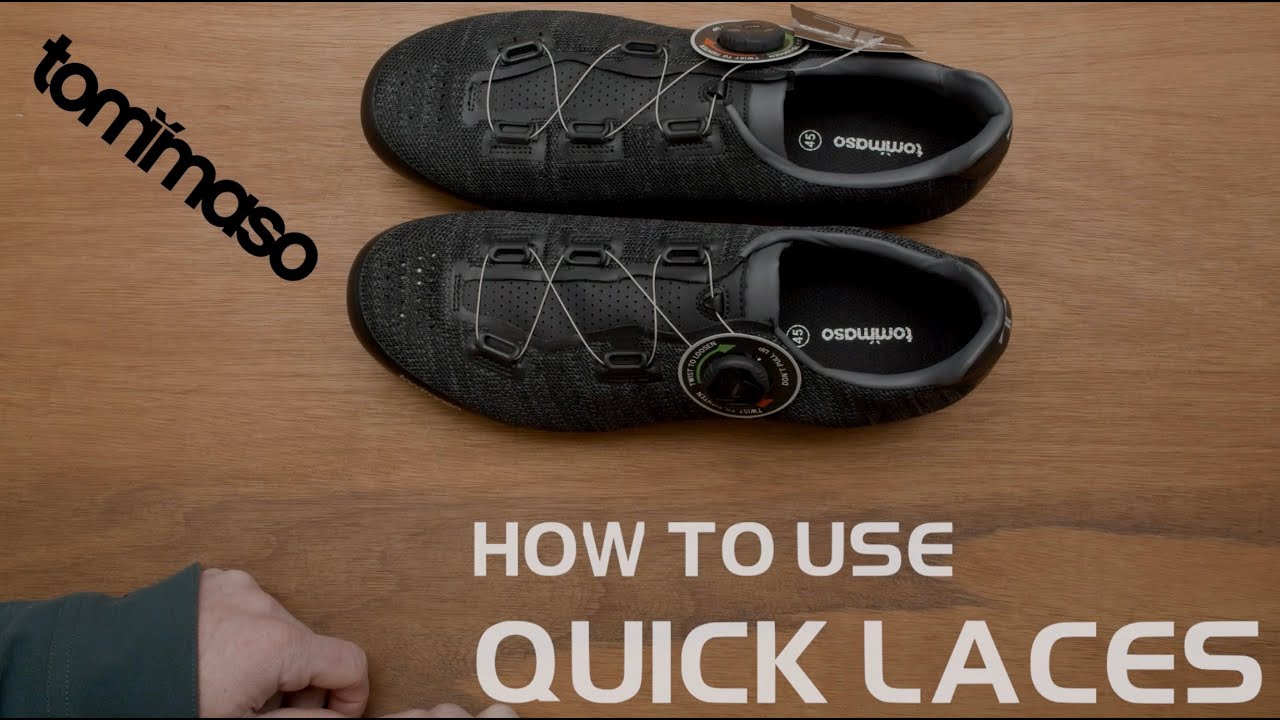 How To Use Quick Laces By Tommaso Bikes - YouTube