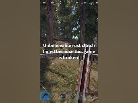 Unbelievable rust clutch fail because RUST is BROKEN! #rust #rustclips #rustpvp - YouTube