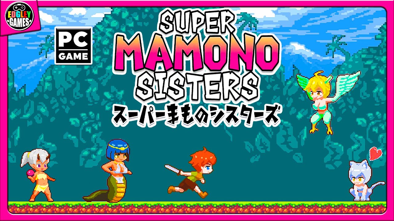 Super Mamono Sisters スーパーまものシスターズ (PC) - Stage 2 🎮 Let's Play! - YouTube