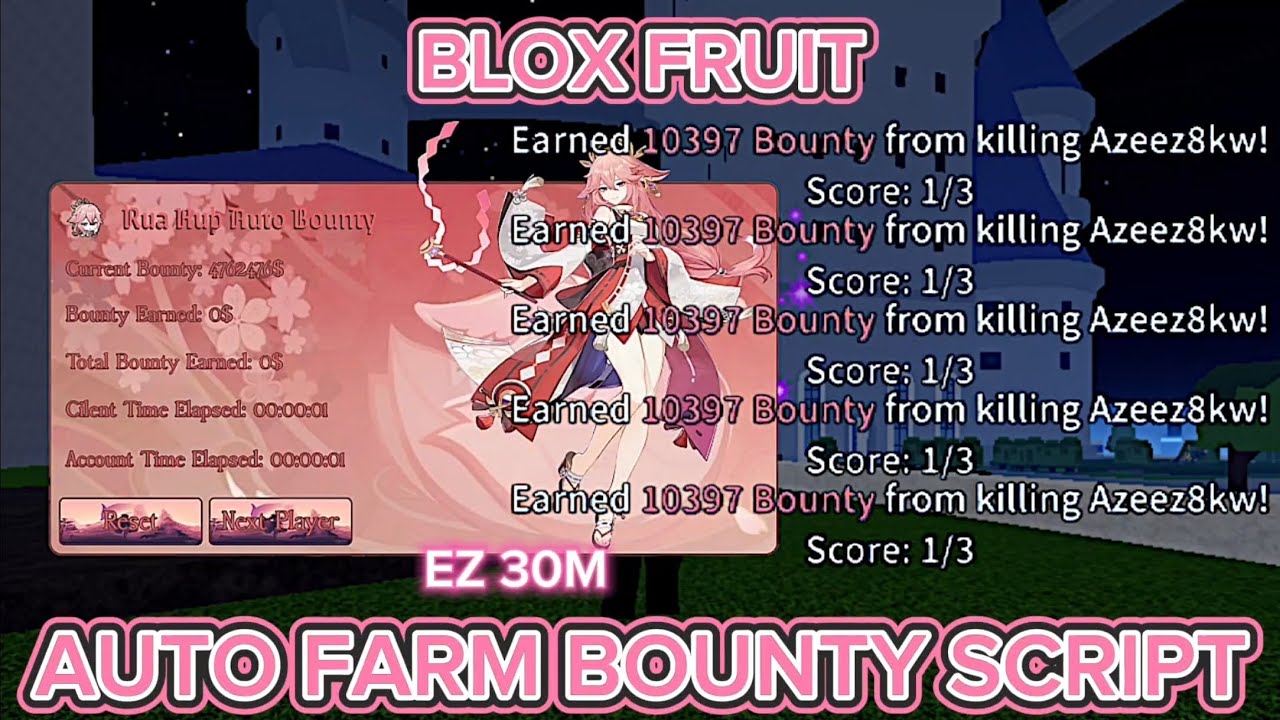 *BEST* Blox Fruit Script | AUTO FARM BOUNTY | AUTO HOP | ACCURATE | EZ ...
