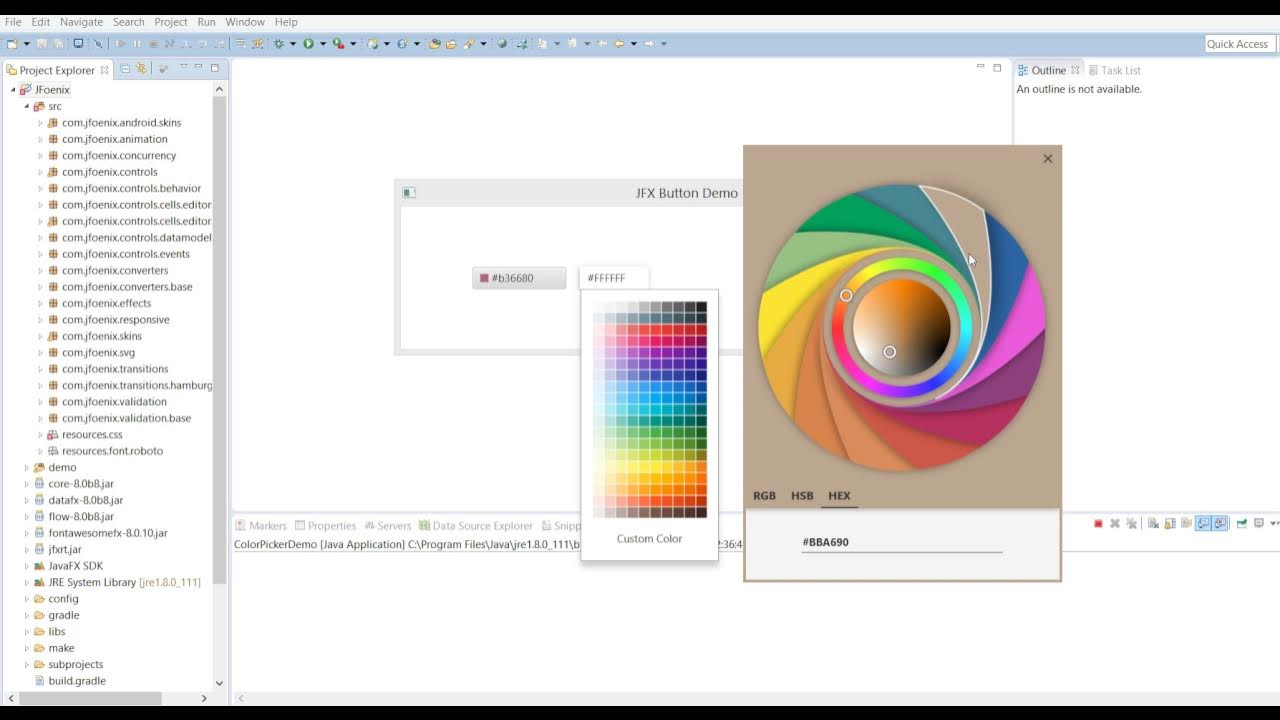 How to run JFoenix demo in Eclipse - JavaFX Material Design Library ...