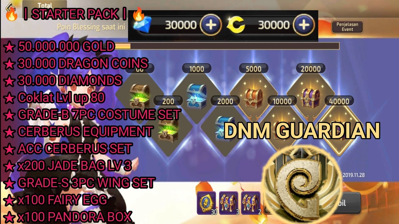 SERVER BARU DRAGON NEST MOBILE PRIVATE SERVER | GUARDIAN - YouTube
