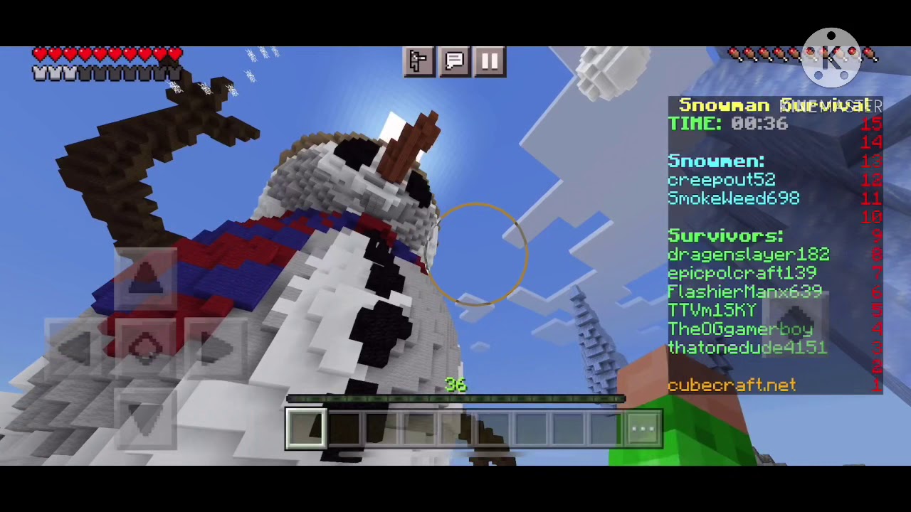 Minecraft mini games (server cube craft) - YouTube