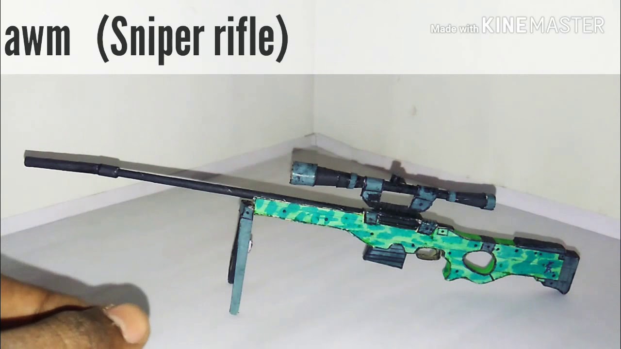 How to make AWM GUN at home from paper | DIY project |easy craft making ...