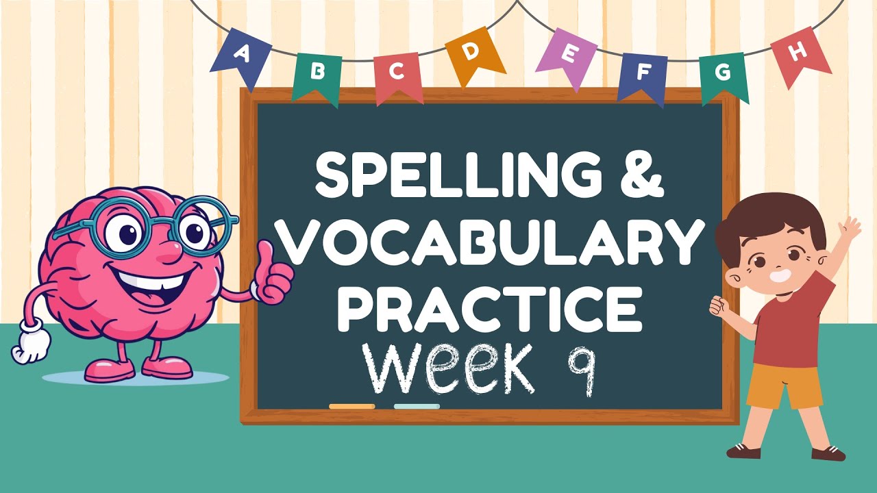 3rd Grade - Spelling & Vocabulary - Week 9 Practice Quiz - YouTube