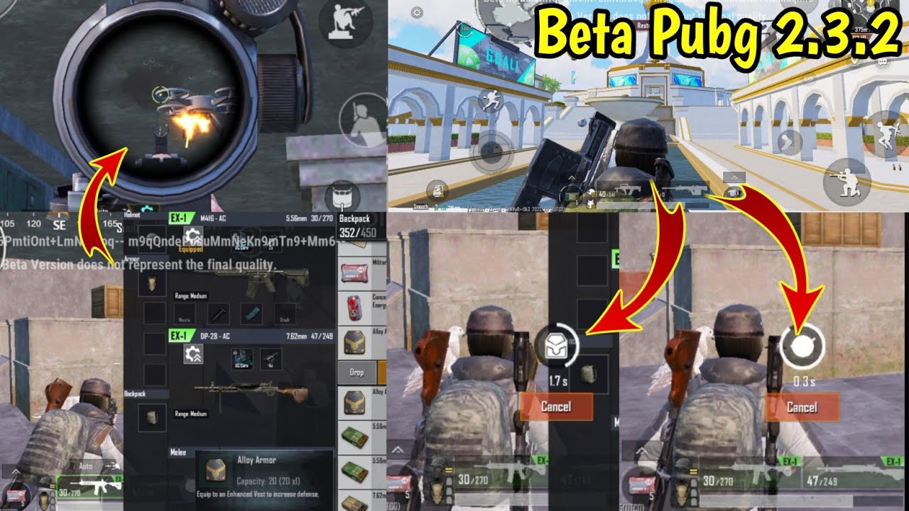 Beta pubg Mobile gameplay New Update 2.3.2 || Download beta pubg mobile ...