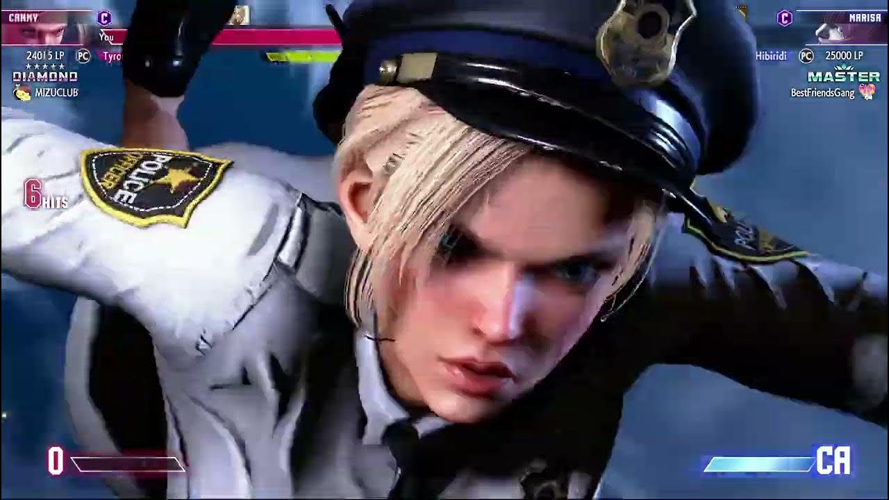 SF6 Police Cammy mod vs Master Junker Queen Marisa mod - YouTube
