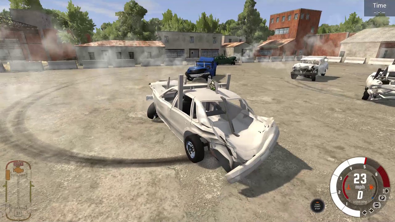 BEAMNG 14 CAR DERBY - YouTube