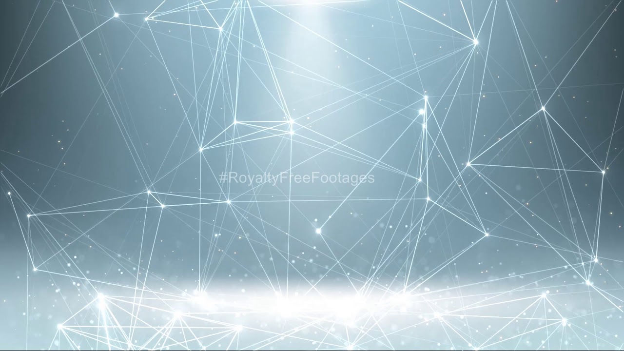 white technology network loop - background video | Abstract White ...