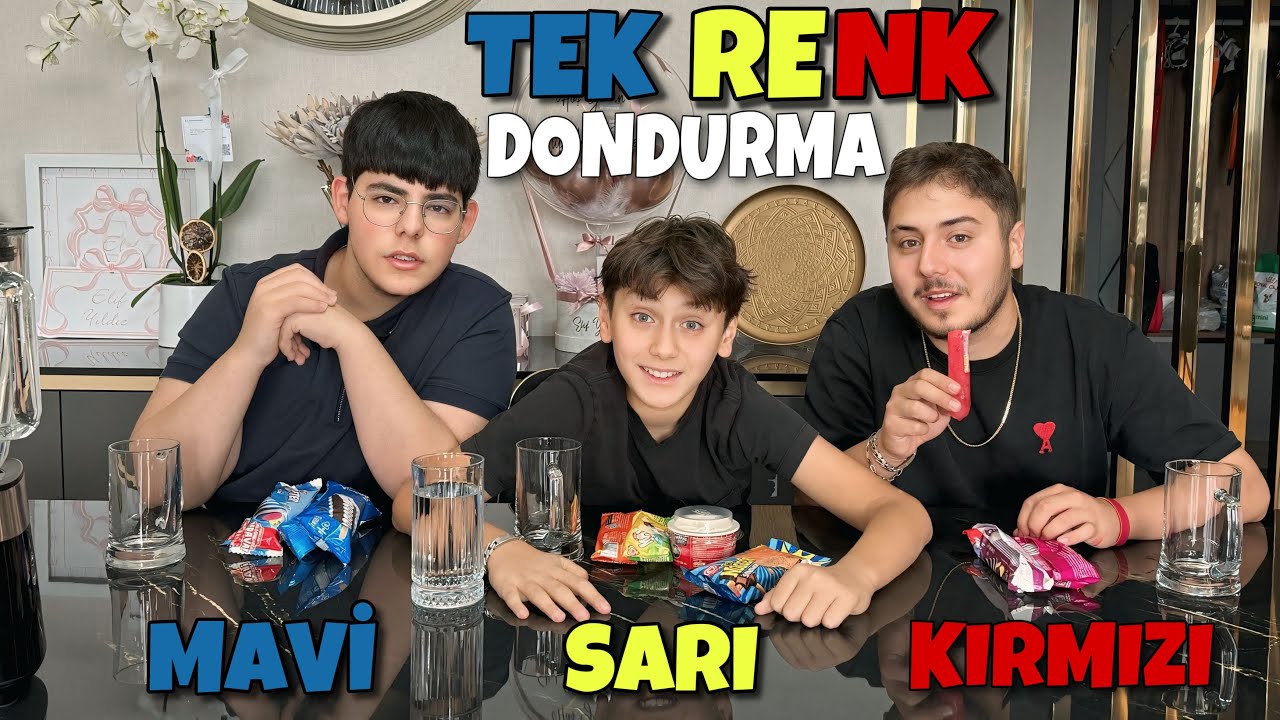 TEK RENK DONDURMA CHALLENGE!! (ÖDÜLLÜ) - YouTube