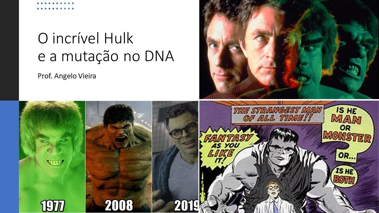 O incrível Hulk e a mutação no DNA - YouTube