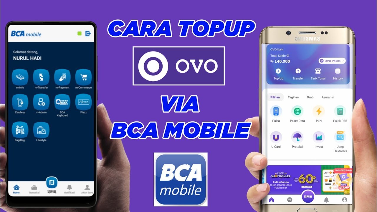 Cara Mudah Isi Saldo OVO Lewat M Banking Bca | Transfer Bca Ke OVO ...