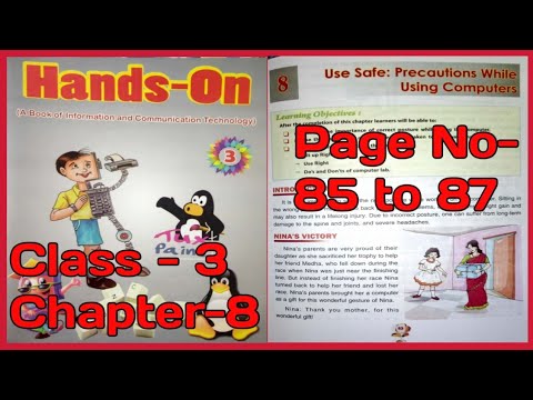 Use Safe: Precautions While Using Computer🔥dav class-3 computer chapter ...